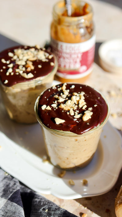 Fix & Fogg | Choc-Top Peanut Butter Mousse Pots